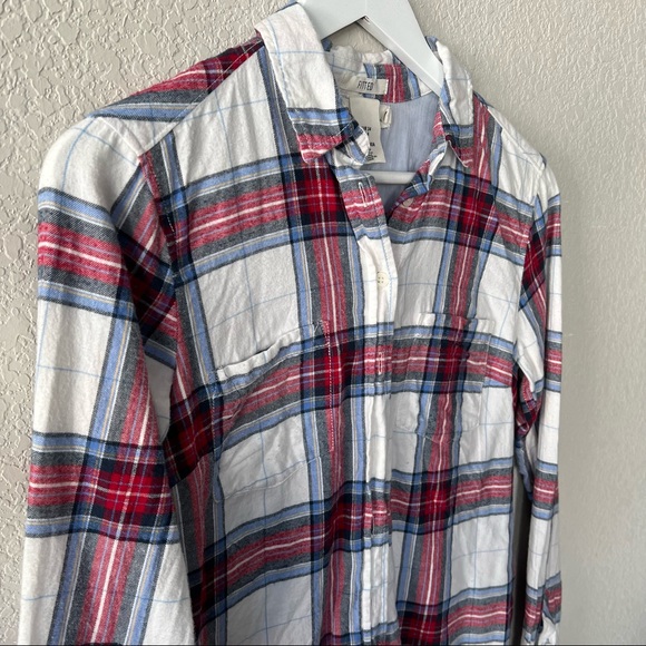 L.O.G.G. | Tops | Hm Label Casual Flannel Top | Poshmark